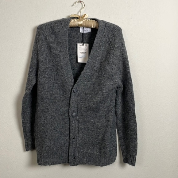 Shirts & Tops | Zara Charcoal Gray 4 Button Down Sweater | Poshmark